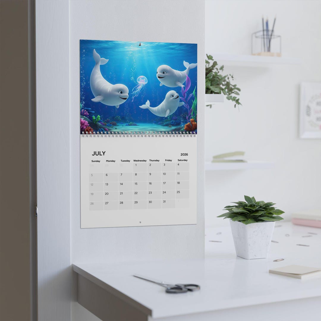 Arctic Friends 2026 Wall Calendar - Etsy