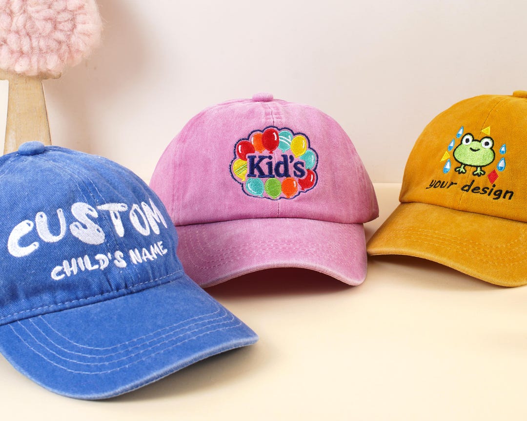 Custom Embroidered Kids Baseball Cap,personalized Children's Hat,text ...