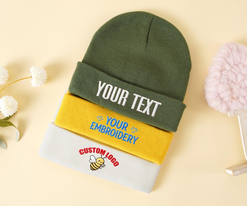 Custom Beanies for Adult Baby Kids,personalized Winter Beanies,custom ...