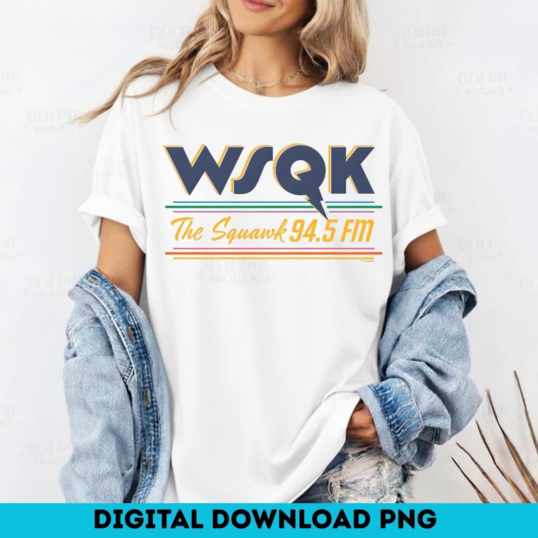 WSQK PNG, WSQK the Squawk Png, Retro Squawk Radio Png, Wsqk Logo Png ...