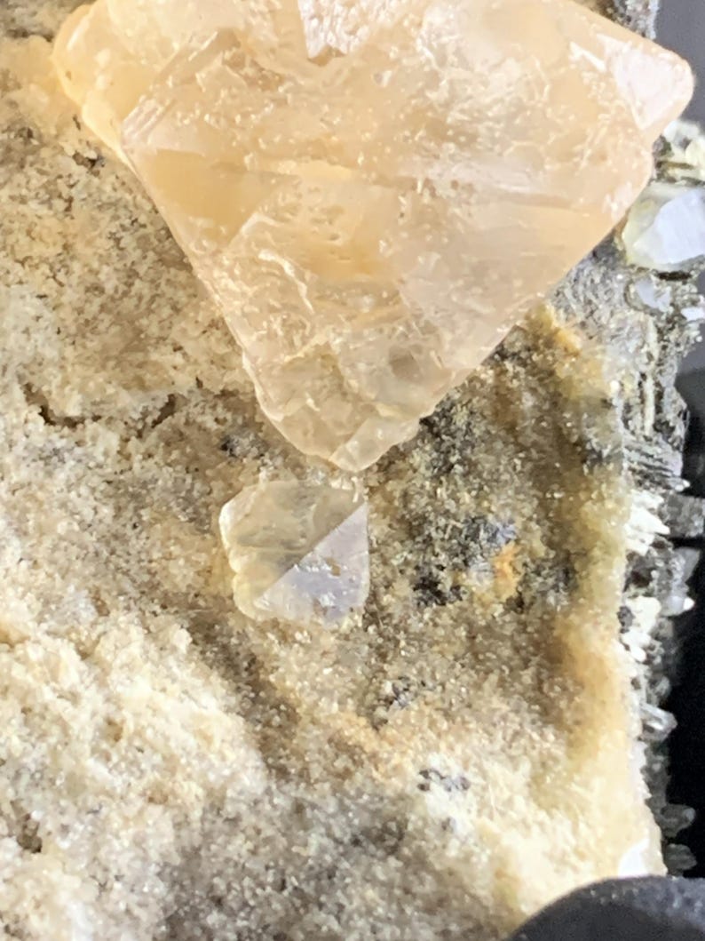 Pink Fluorite Octahedron Rare Crystal Specimen. Natural Healing Clean ...
