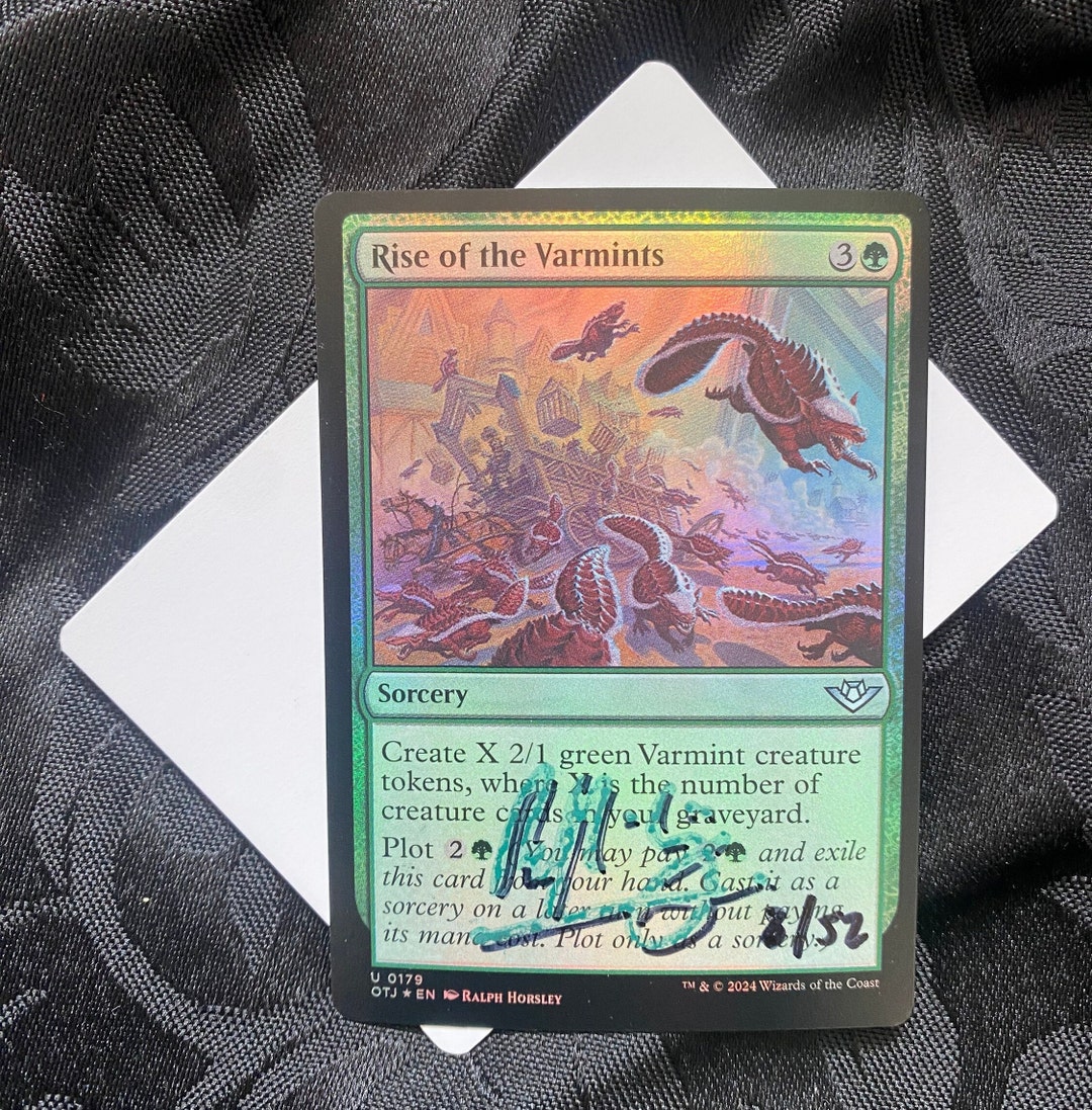 Rise of the Varmints (foil) - Outlaws of Thunder Junction - Etsy