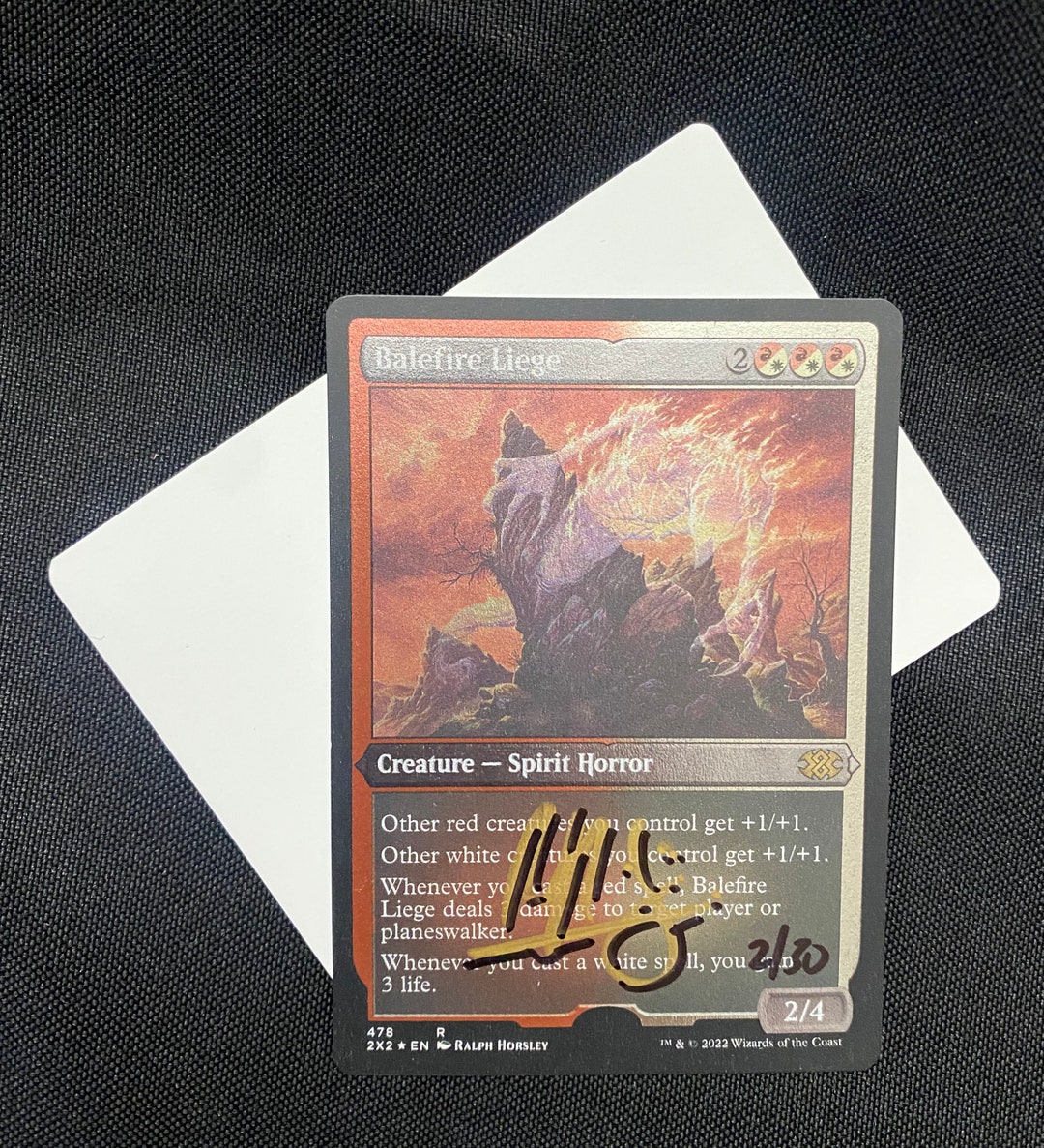 Balefire Liege - Double Masters 2022 (foil & Alternate Frame) - Etsy