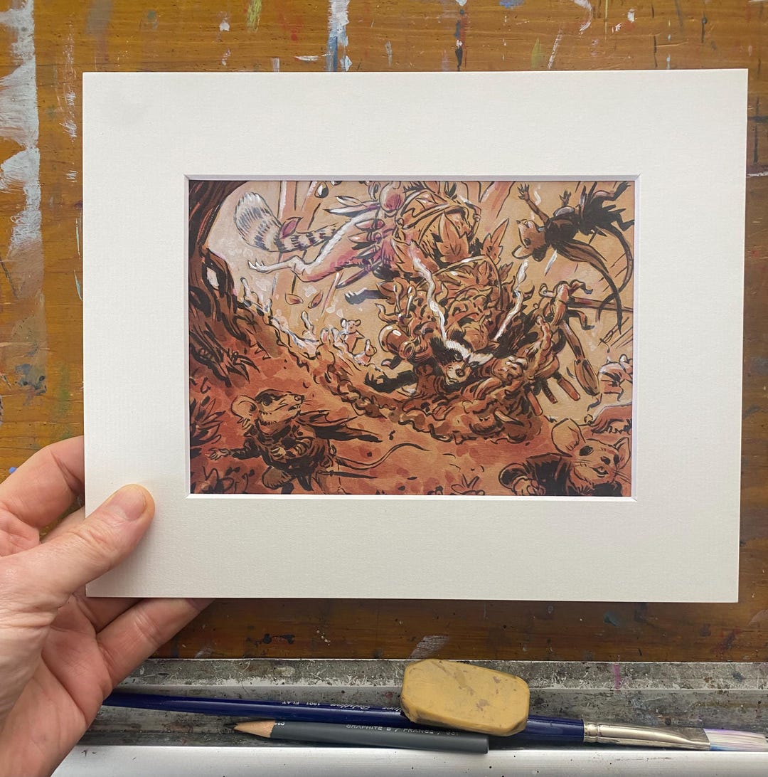 Rust - Shield Rampager - Composition Study #2 - Etsy