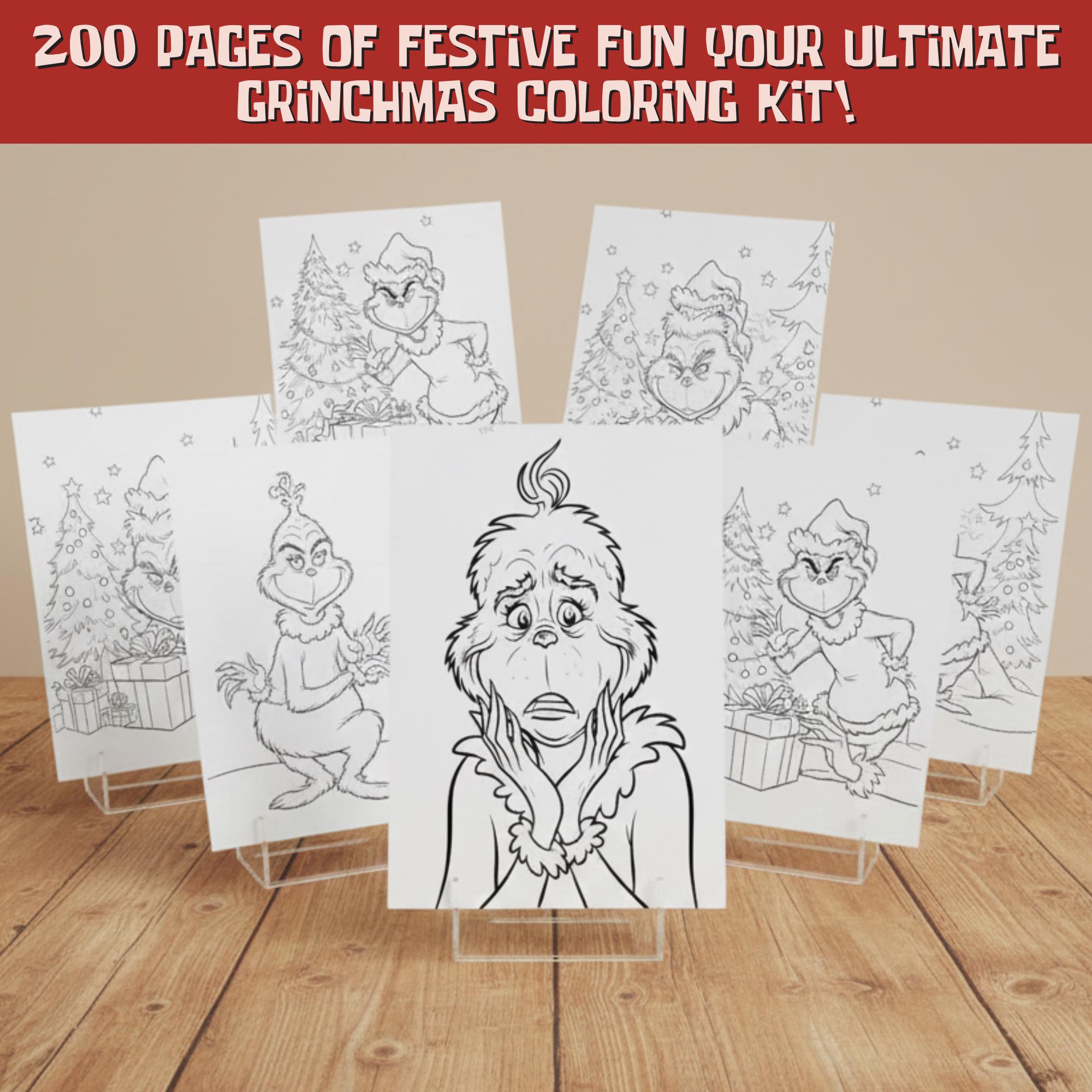 200+ Funny Grinch Christmas Coloring Pages | Christmas Holiday Coloring ...