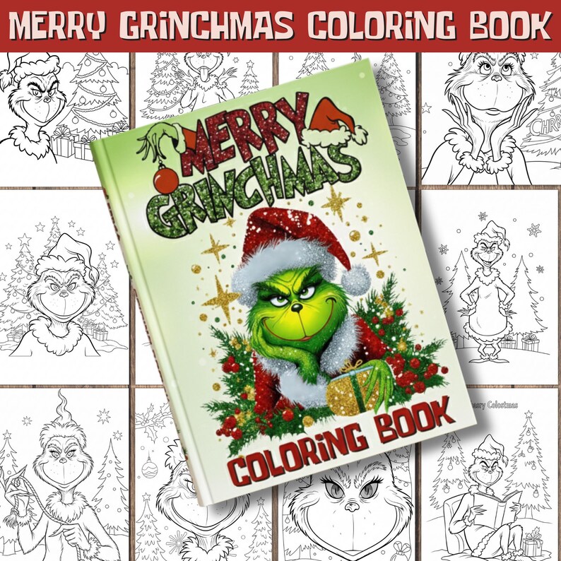 200+ Funny Grinch Christmas Coloring Pages | Christmas Holiday Coloring ...