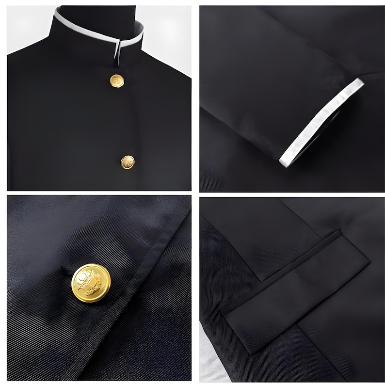 Like as Ken Takakura Cosplay Costume School Uniform Glasses Black ...