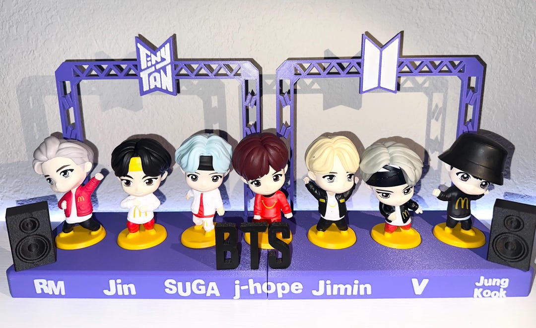 BTS Tinytan Stage Stand — 3D Printed Display With Optional Speakers ...