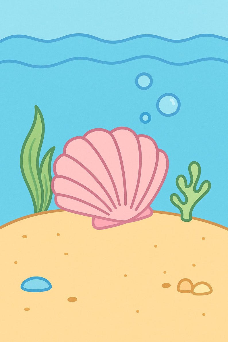 50 Cute Sea Animals Coloring Pages for Kids | Kawaii Ocean Creatures ...
