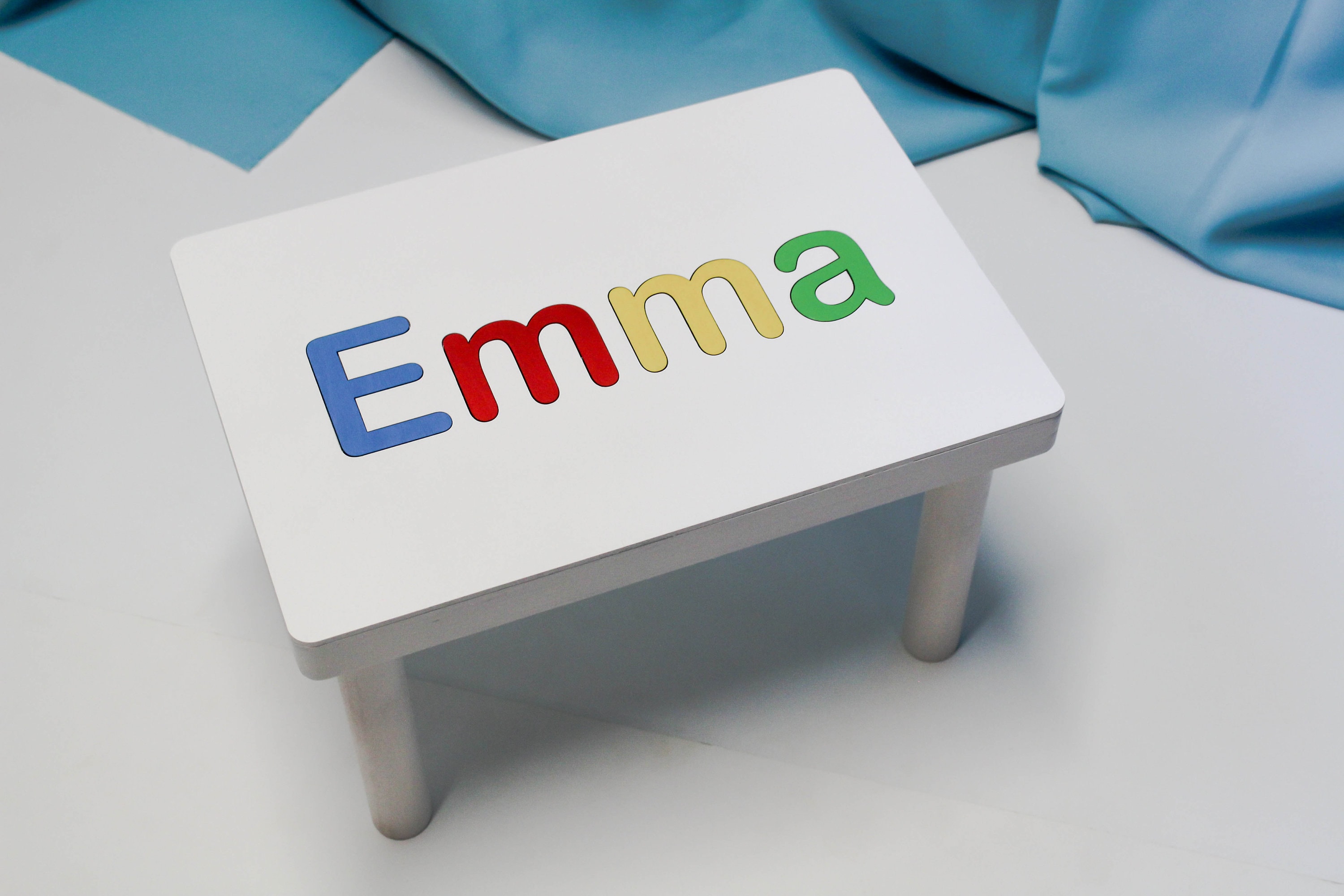 Step Stool / Name Puzzle / Wood Bench / Wooden Stool / Kids | Etsy