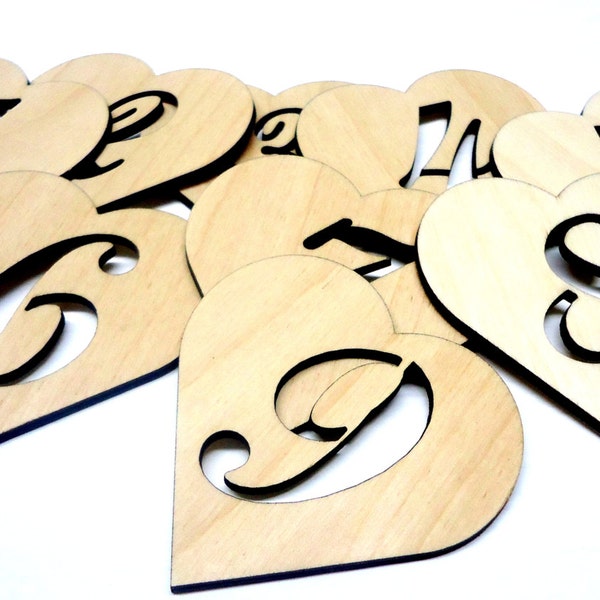 Heart Table Numbers - Etsy