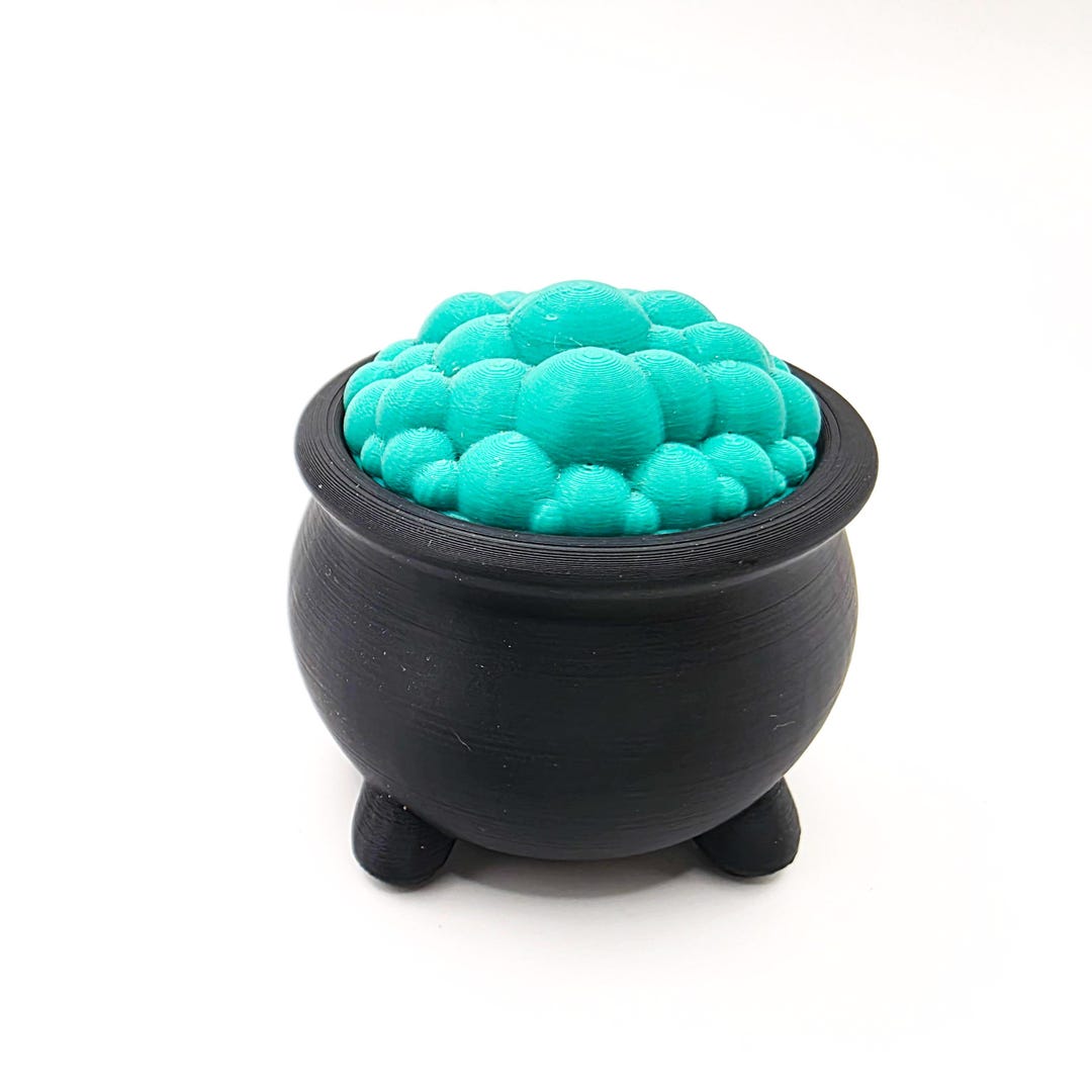 3D Printed Witch's Cauldron Trinket Box, Ready to Ship, Halloween - Etsy