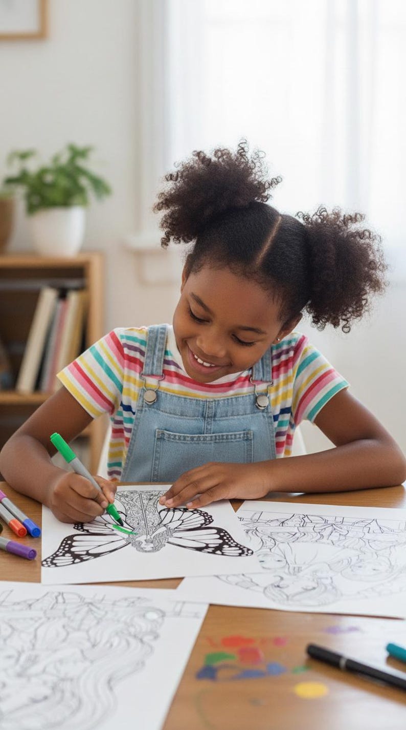 Libro para colorear de ídolos del K-Pop / Chicas anime, estilo chibi ...