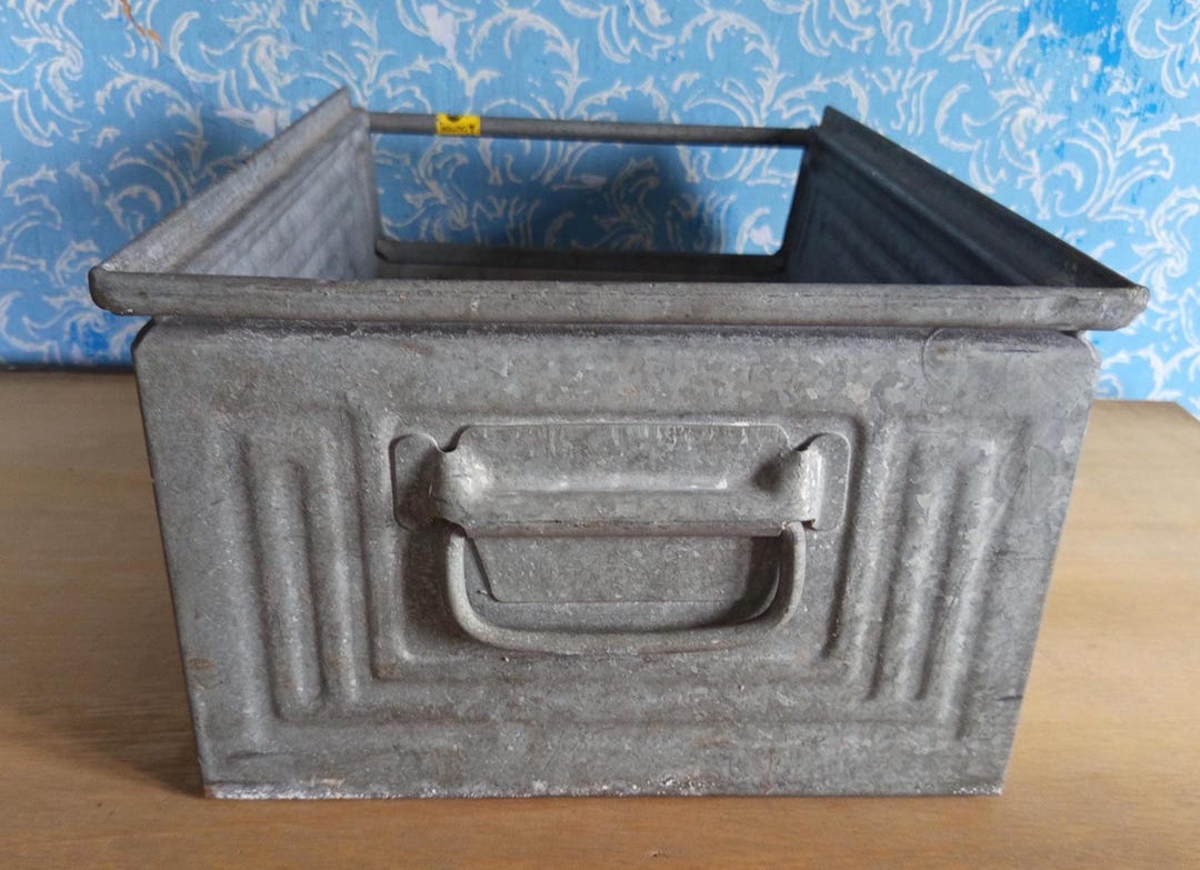Schäfer Lagerfix 2 Metal Industrial Box.vintage - Etsy
