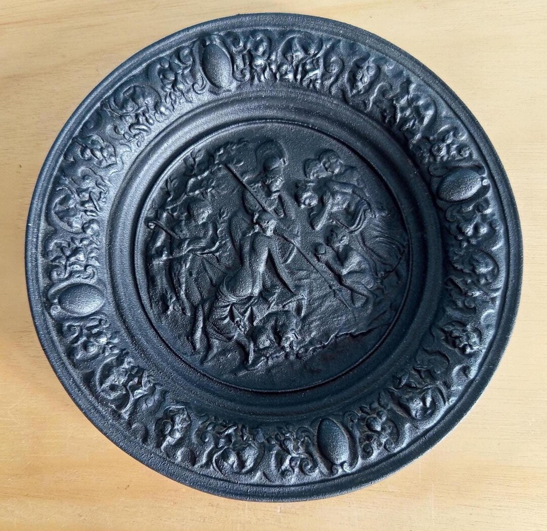 Antique Cast Iron Plate Judgment of Paris Greek Myth Motif?? - Etsy