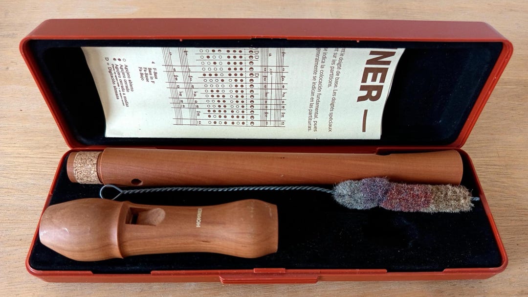 German Hohner Recorder in Its Original Box and Booklet. Vintage. - Etsy