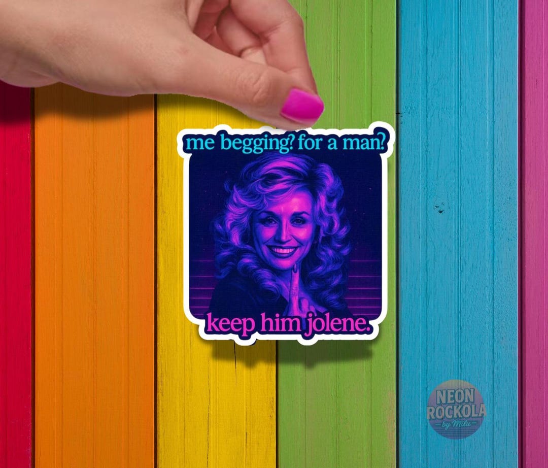 Jolene Dolly Parton Kiss-cut Sticker - Etsy