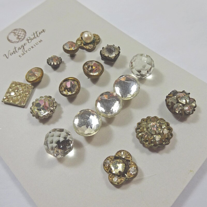 Metal Mirror Buttons - Etsy