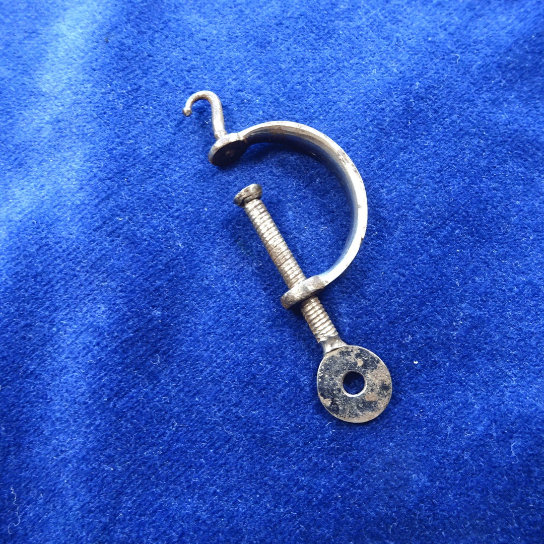 Antique Small Steel Netting Clamp Vintage Sewing Tools / Ephemera ref ...
