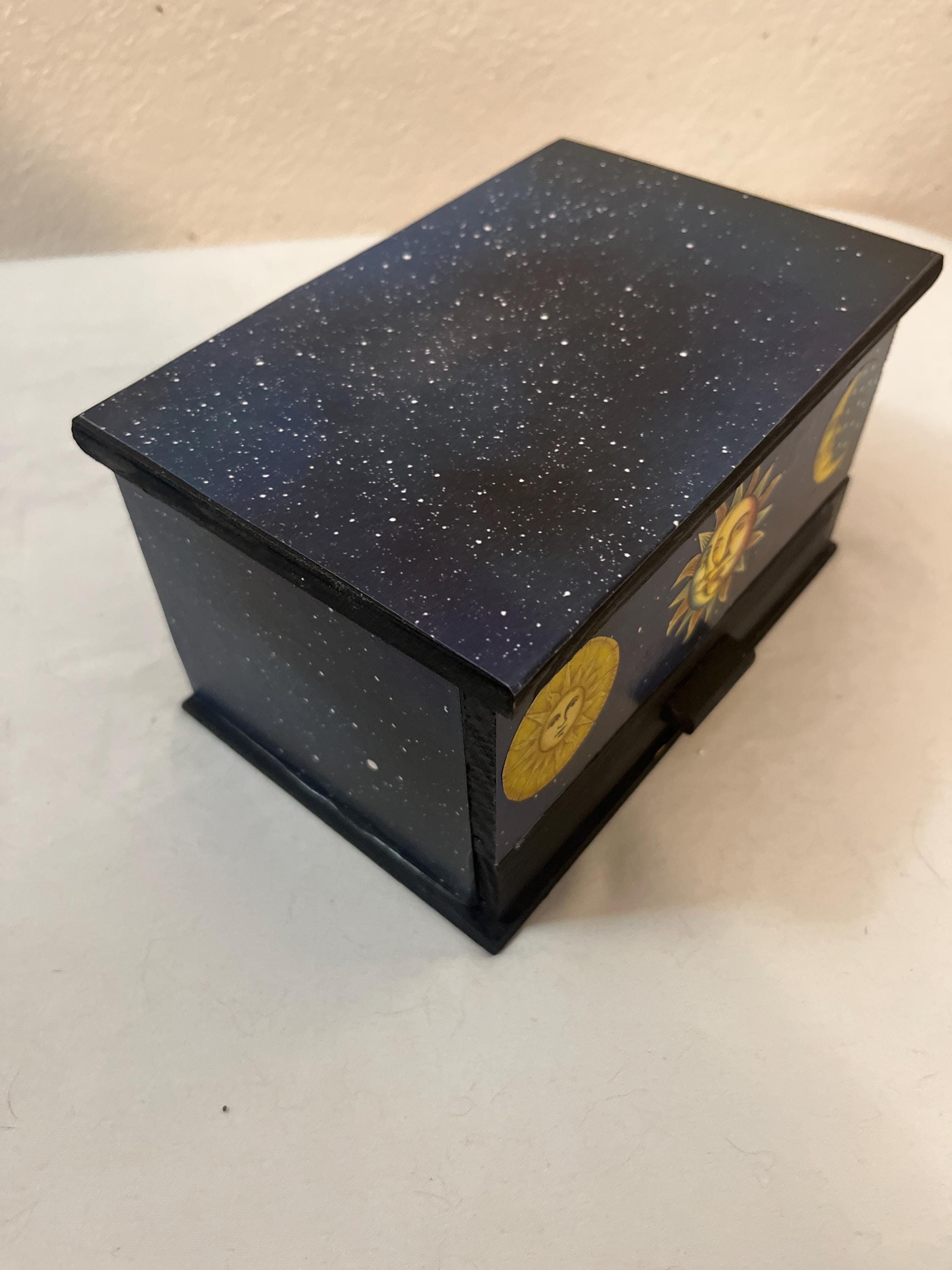 Celestial Sun and Moon Jewelry Box - Etsy