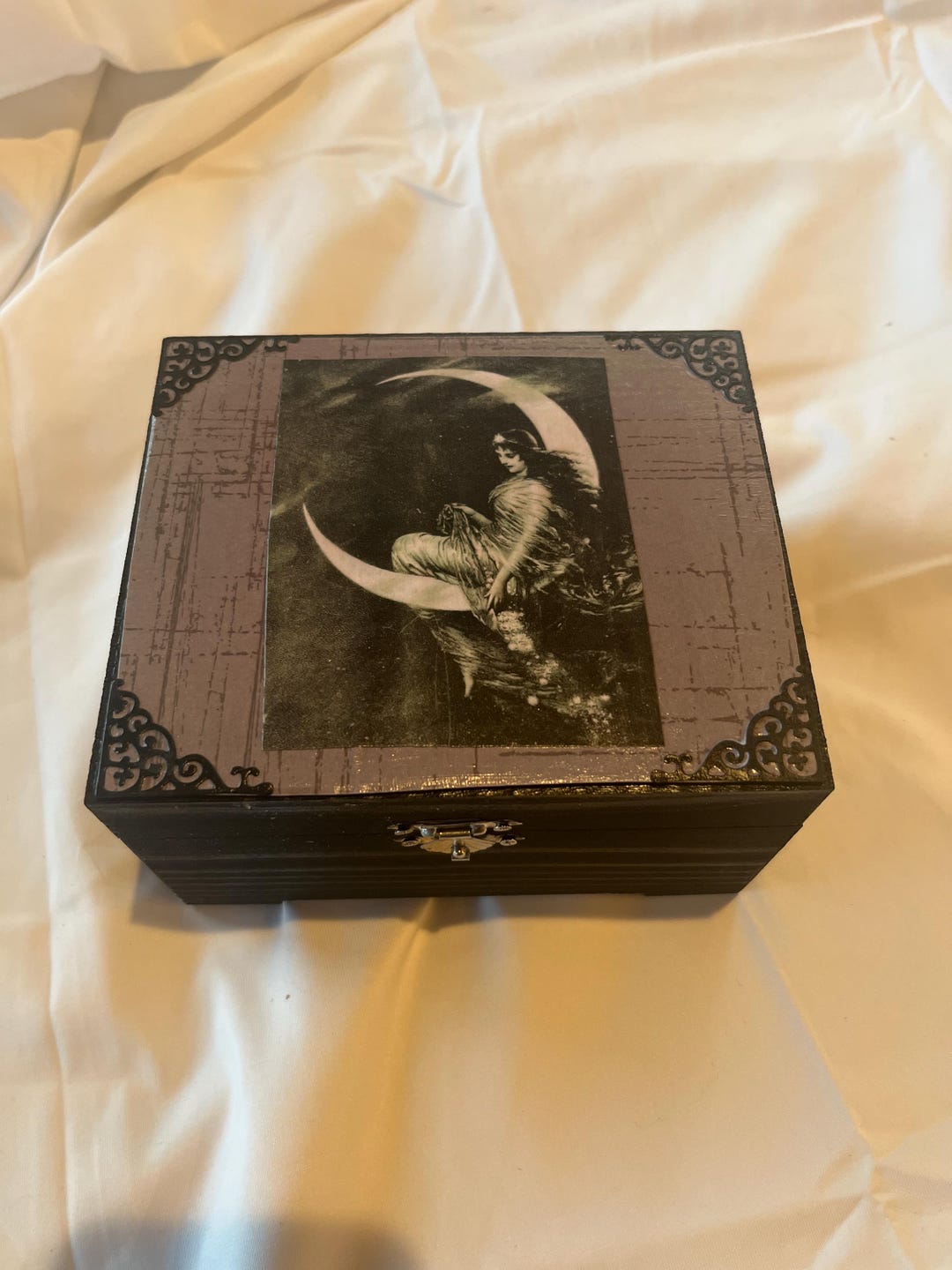 Moon Maiden Keepsake Box Gothic Victorian Decor - Etsy