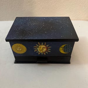 Celestial Sun and Moon Jewelry Box - Etsy
