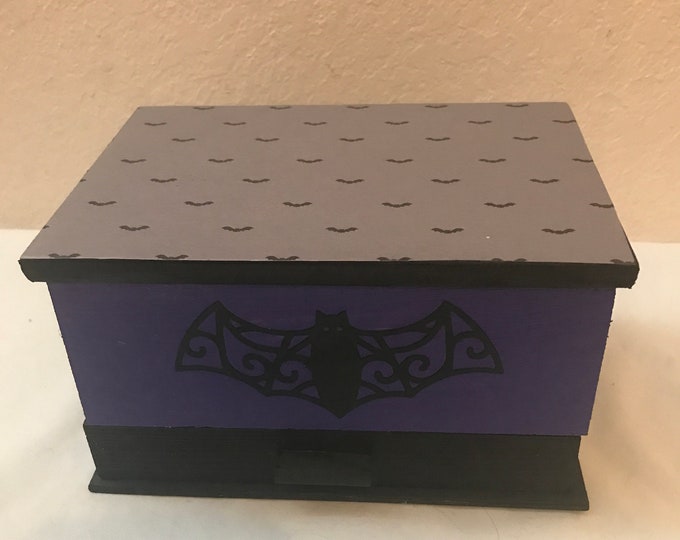 Gothic Bat Jewelry Box Pastel Goth Whimsigoth Bats Decor - Etsy
