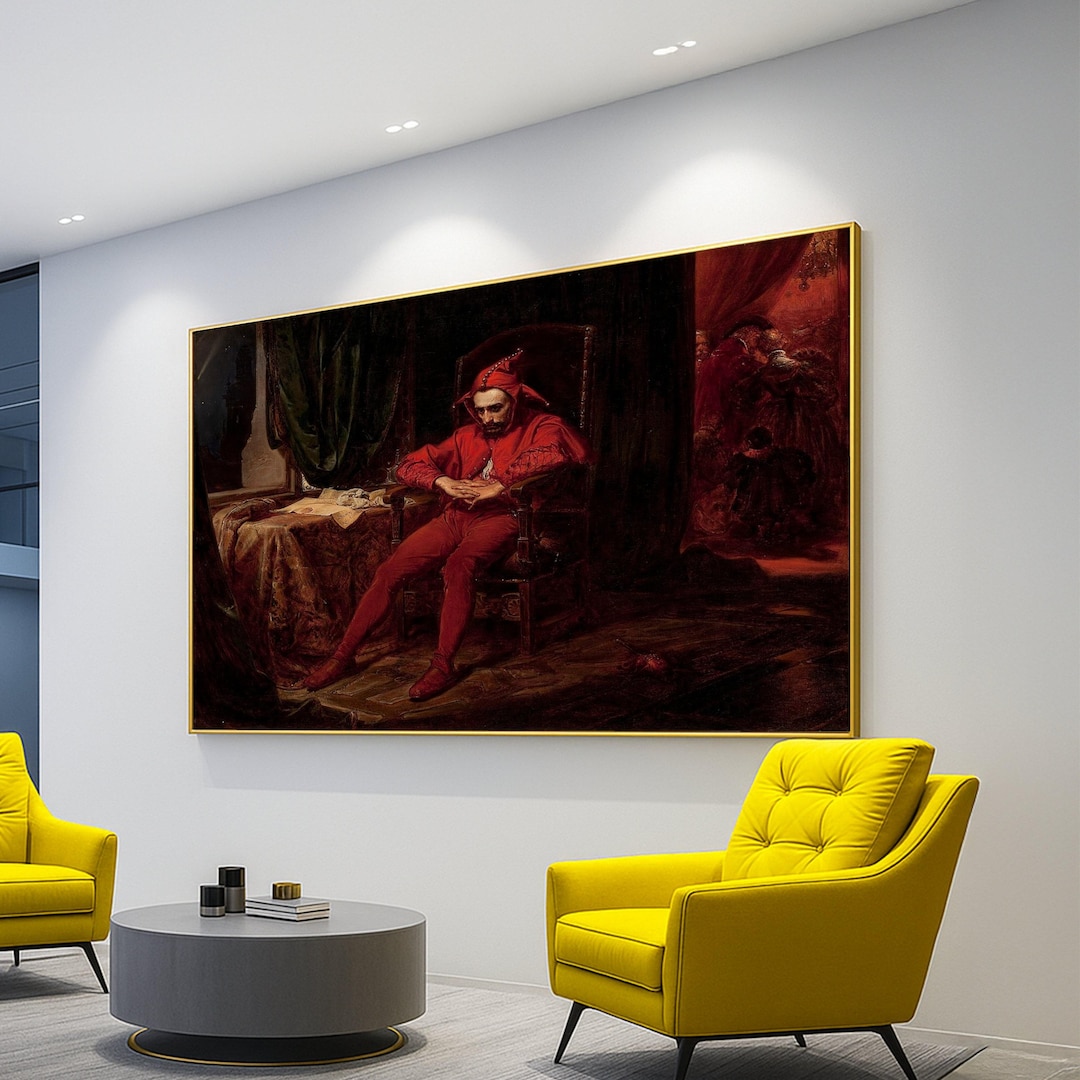 Jan Matejko Stańczyk the Sad Jester Canvas Painting, Classic Polish ...