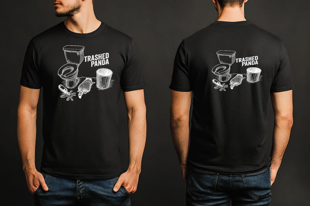 Trashed Panda PNG Funny Drunk Racoonpng - Etsy UK