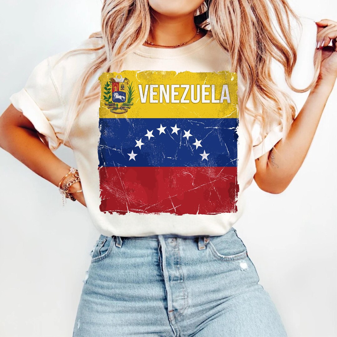 VENEZUELA Flag Vintage Distressed VENEZUELA PNG - Etsy