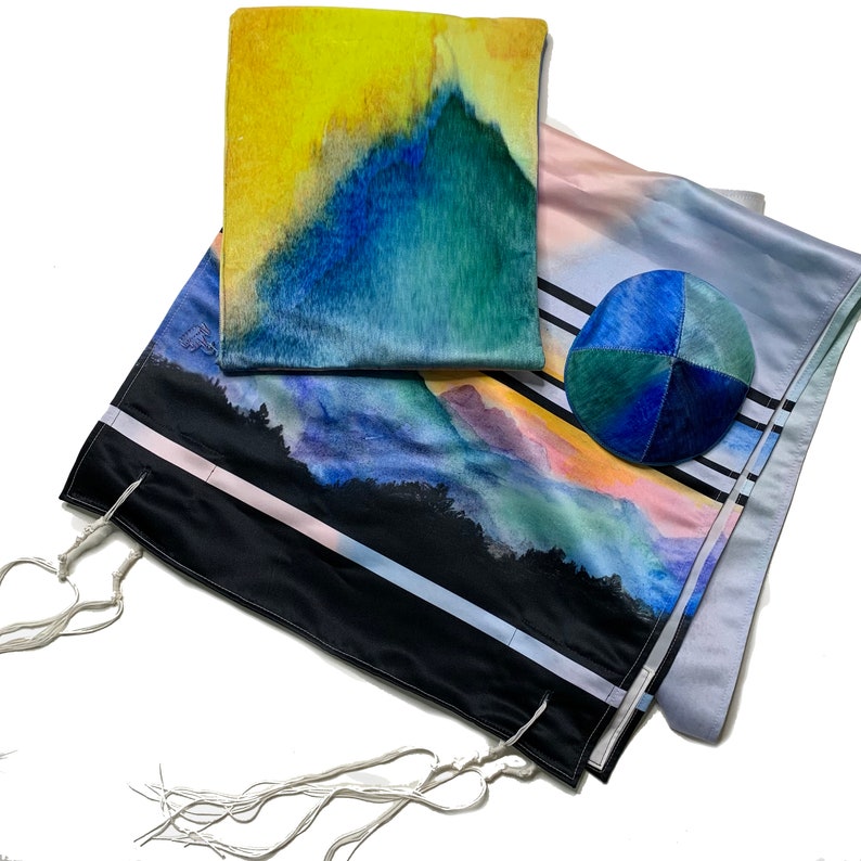 Mountain Tallit Prayer Shawl Jewish Prayer Shawl Tallis Bat | Etsy