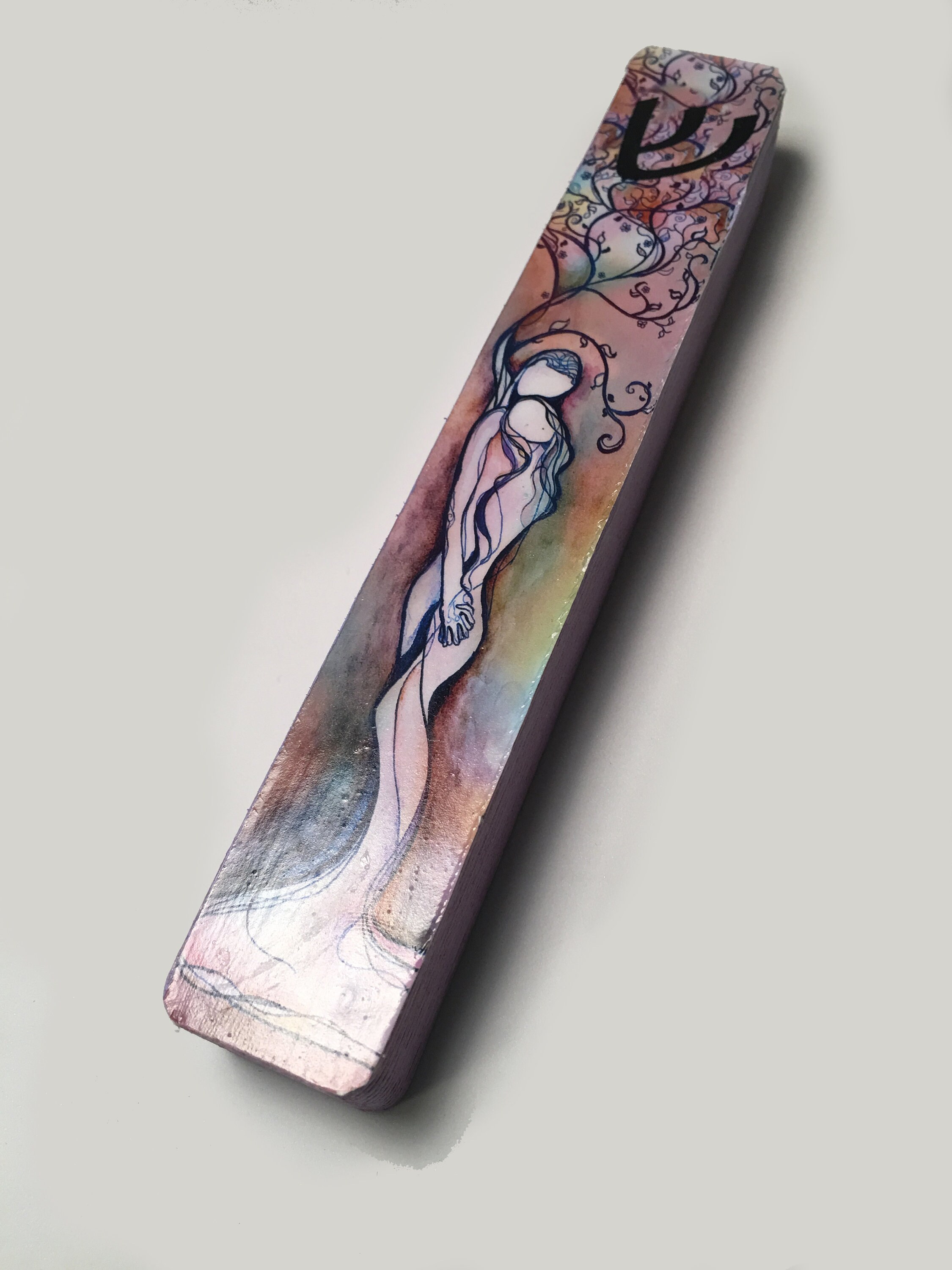 Wood Mezuzah Case Mezuzah Wedding Gift for Jewish Couple | Etsy