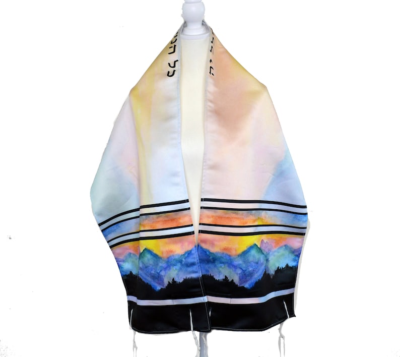 Mountain Tallit Prayer Shawl Jewish Prayer Shawl Tallis Bat | Etsy