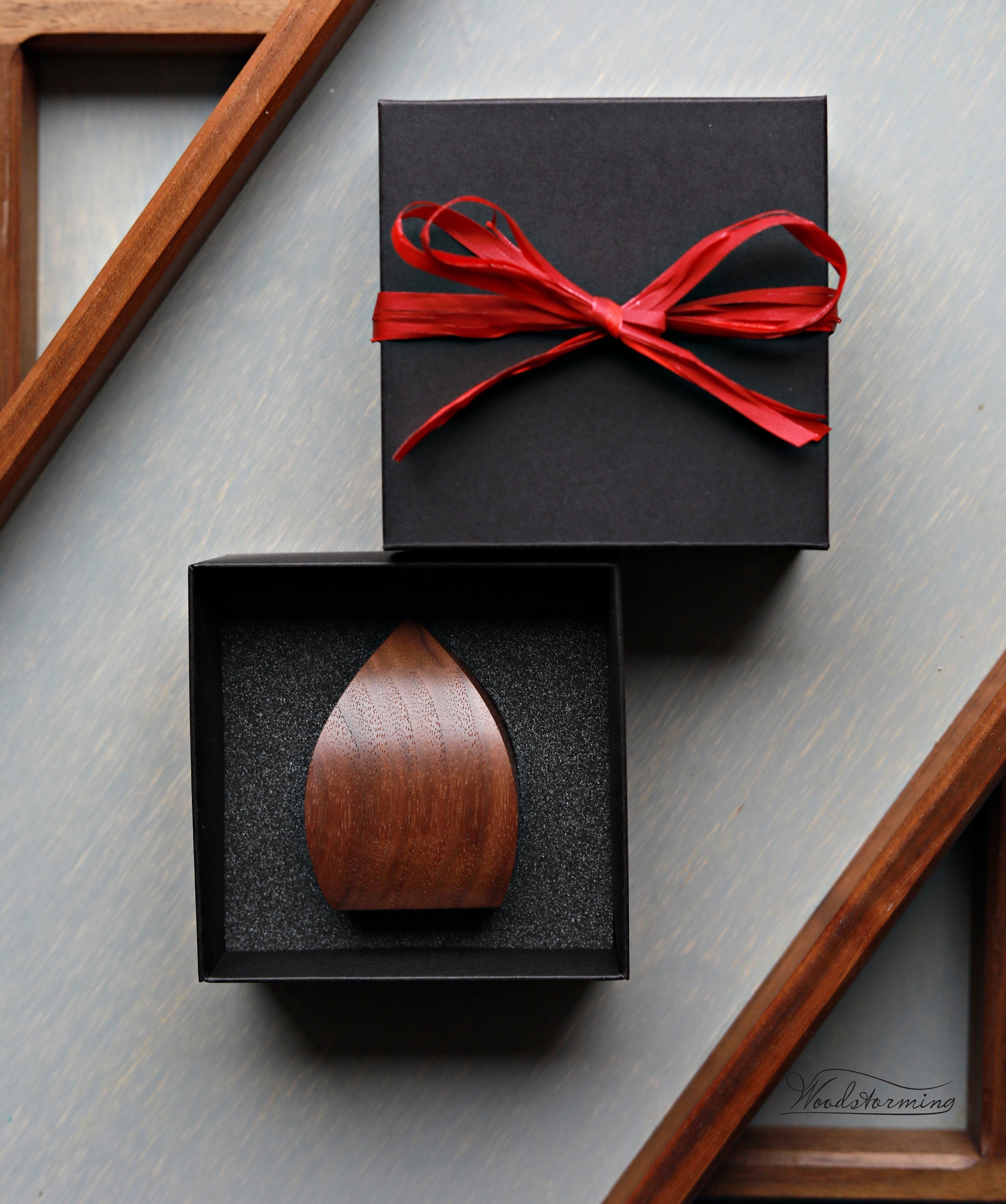 Unique Engagement Ring Box - Proposal Box - Flower Bud Shape Wood Ring ...