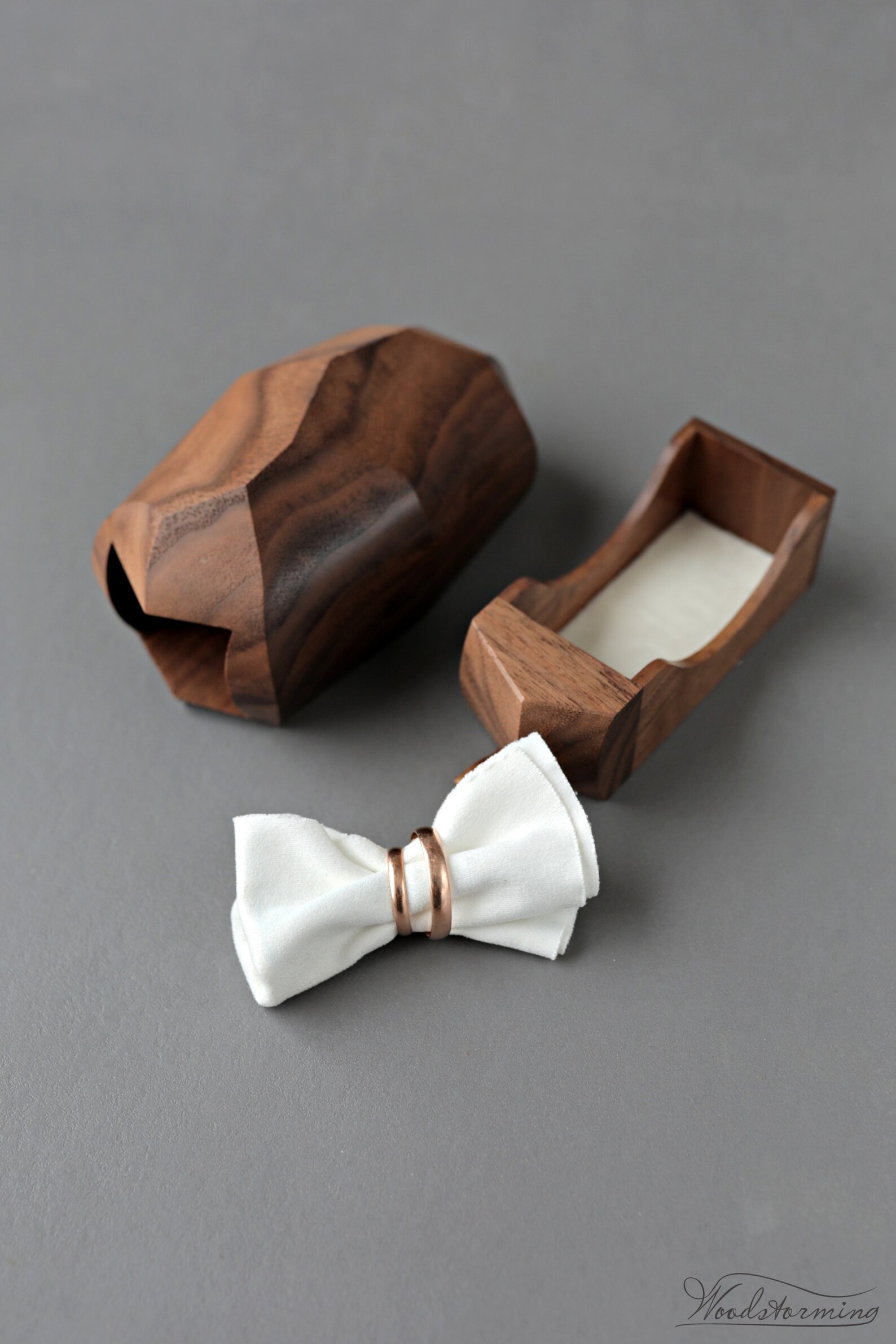 Wedding Ceremony Ring Box, Double Wedding Ring Box, Proposal Ring Box ...
