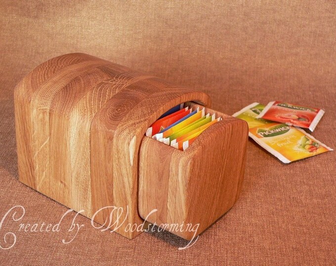 Wooden Handmade Tea Box Ready to Ship - Etsy