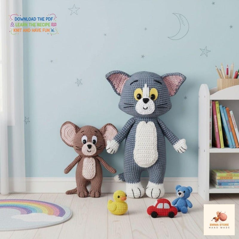 Jerry Mouse Plush Toy - Etsy