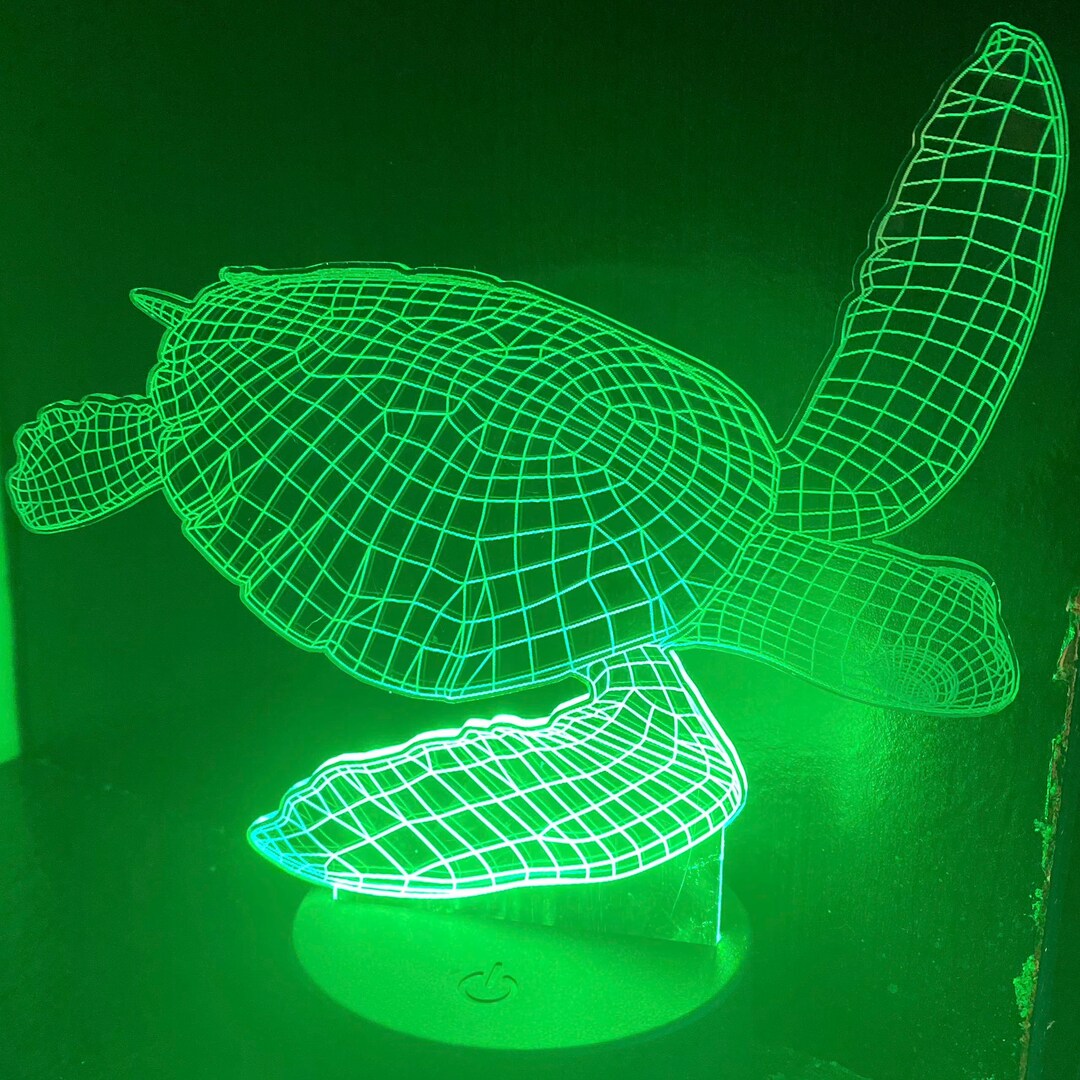 Sea Turtle Night Light, Home Decoration, LED - Etsy