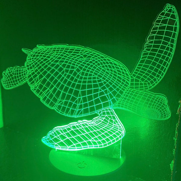 Turtle Night Light - Etsy