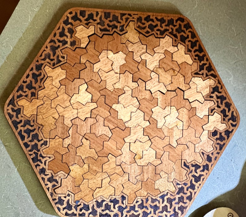 The hat Puzzle Set STEM Tiles Einstein Tile Monotile - Etsy