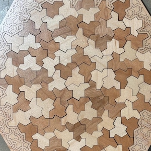 The “hat” Puzzle Set; STEM Tiles; Einstein Tile; Monotile - Etsy