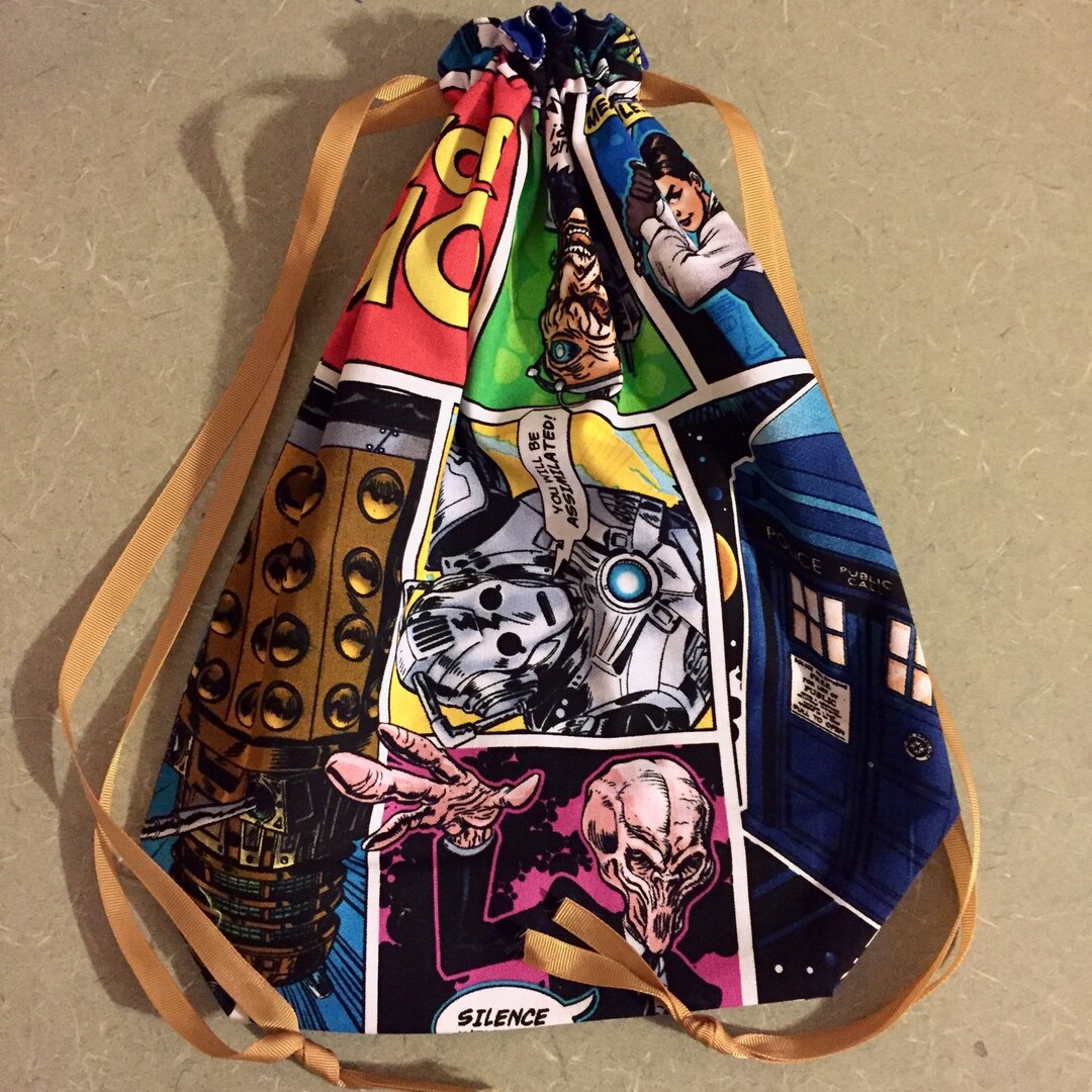 Doctor Who Comic Drawstring Bag - Etsy