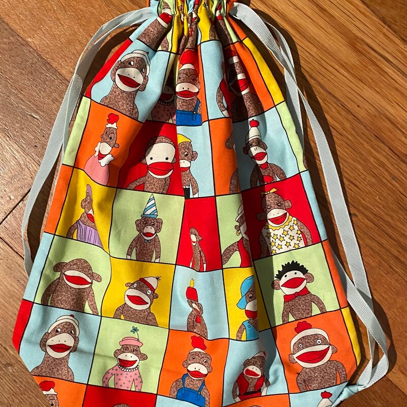 Sock Monkey Project Bag - Etsy