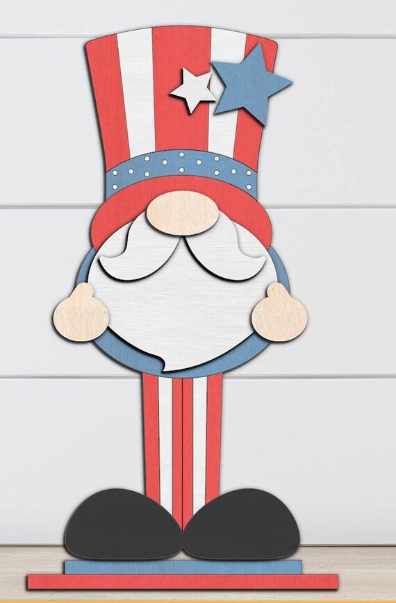 Uncle Sam Blank Kit July 4th Family Craft - Etsy