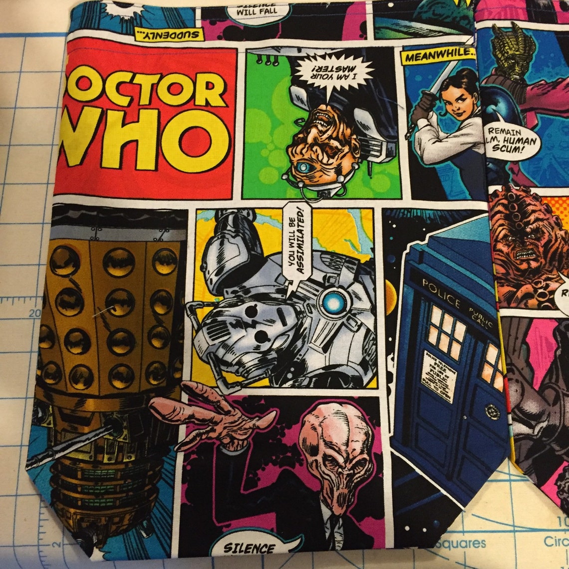 Doctor Who Comic Drawstring Bag - Etsy