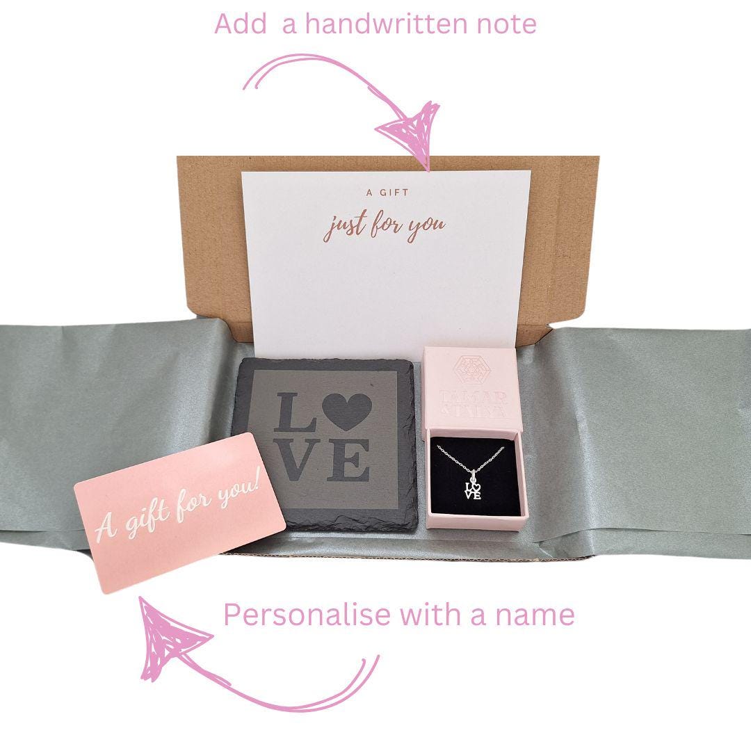 Love Ready to Go Gift Box Treat Box Heart Valentines Gift for Her ...