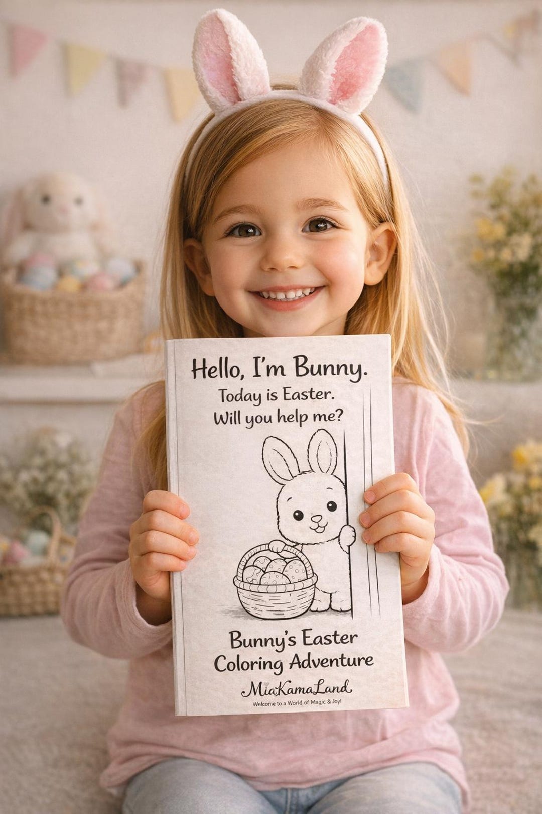 Easter Activity Book for Kids | Bunny Coloring Pages (PDF Download) - Etsy