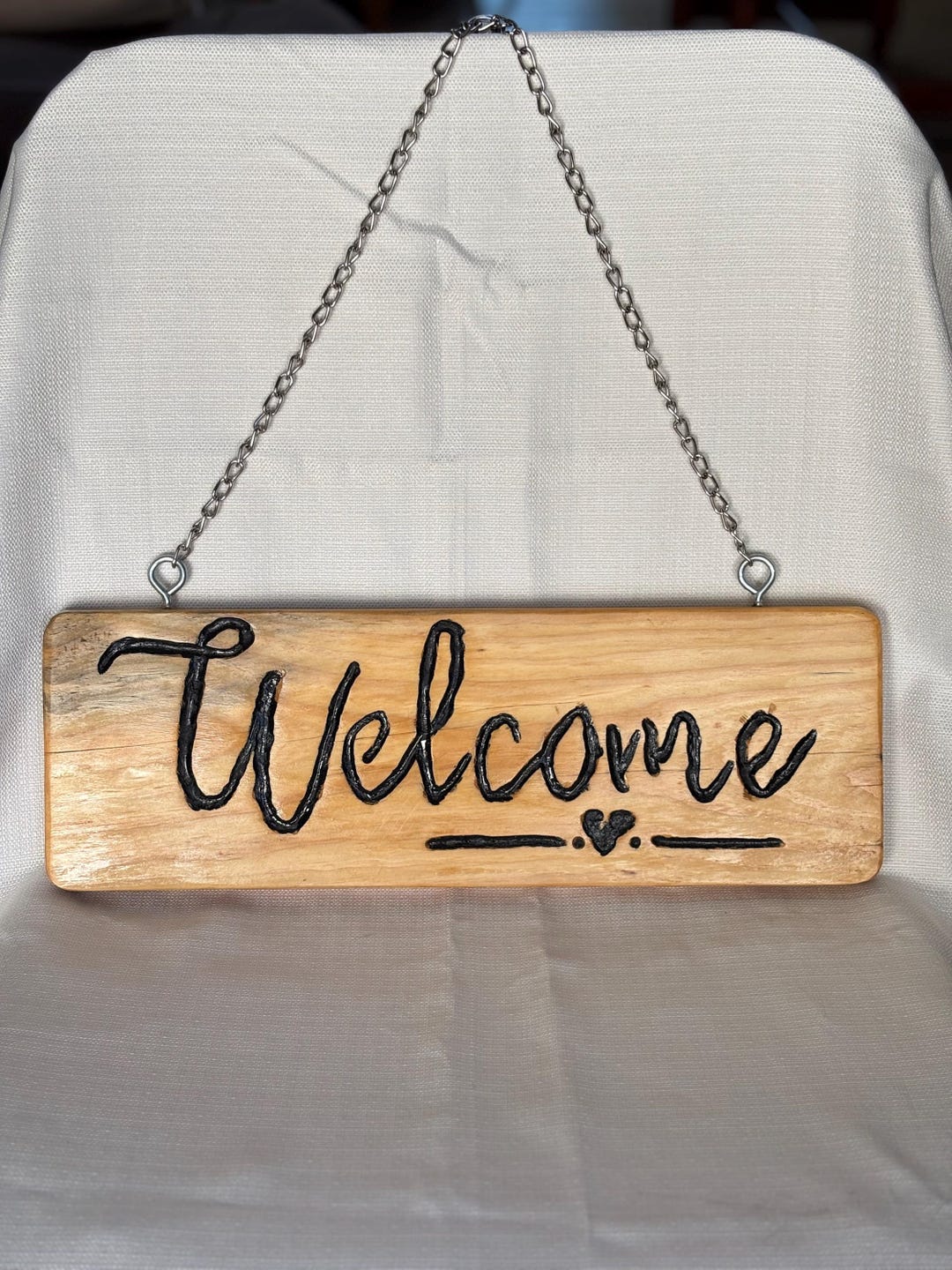 Handmade Wooden Welcome Sign: Rustic Farmhouse Front Door Decor - Etsy