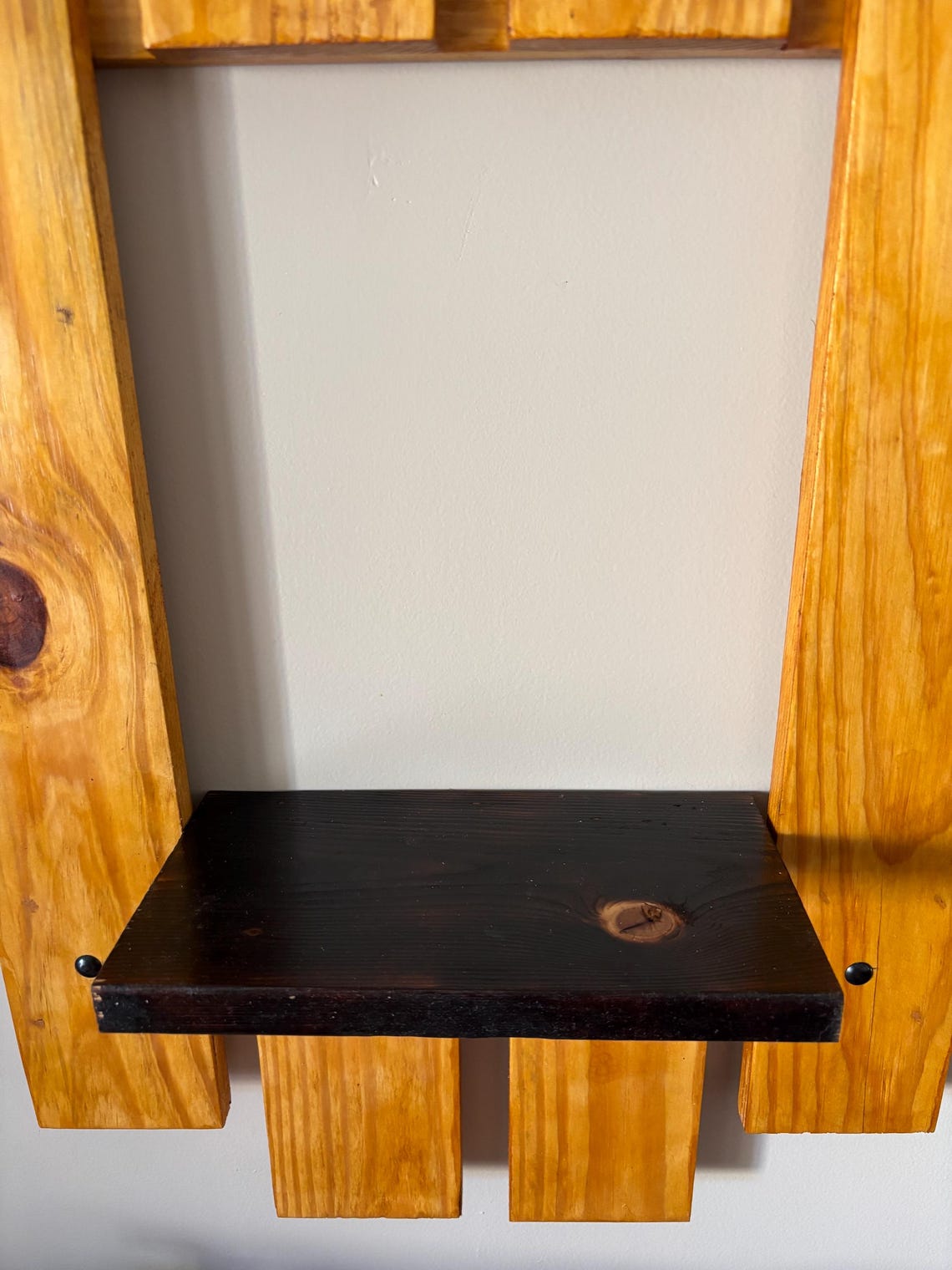 Rustic Wooden Shelf | Country Farmhouse Wall Shelf - Etsy