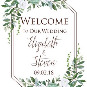 Geometric Succulent Greenery Eucalyptus White Roses Floral | Etsy